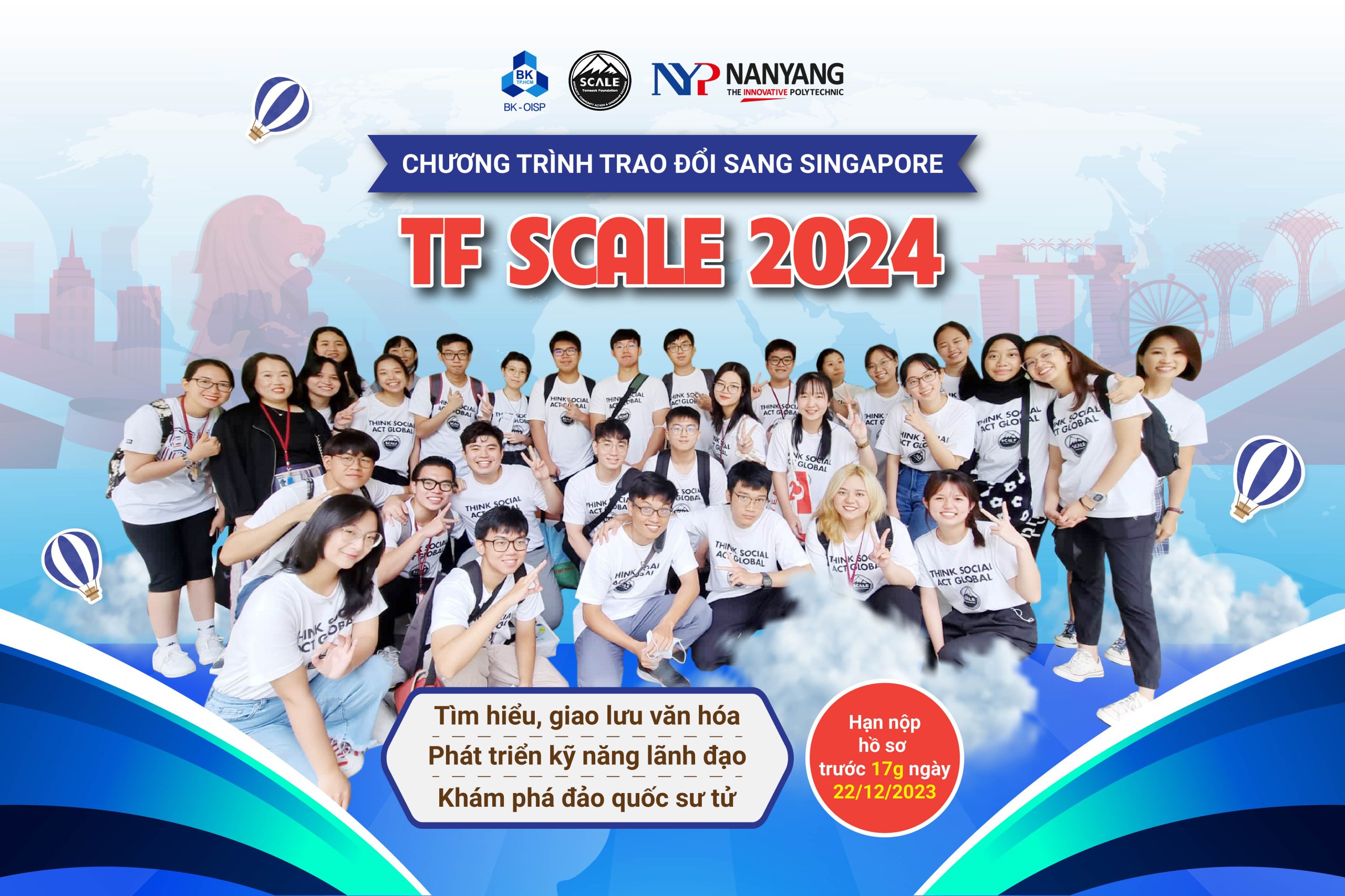 Chương trình trao đổi TF SCALE sang Trường Bách khoa Nanyang (Singapore ...