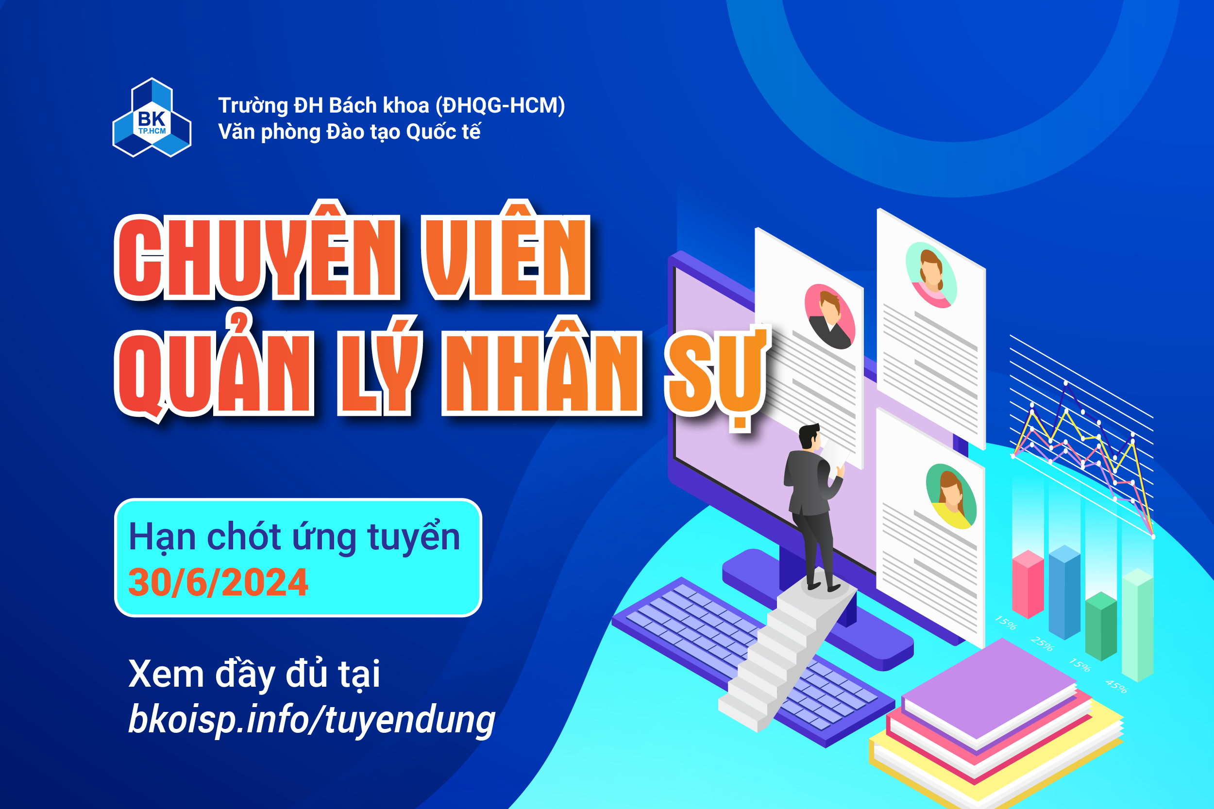 Chuyên viên Quản lý Nhân sự (làm việc với giáo viên nước ngoài ...